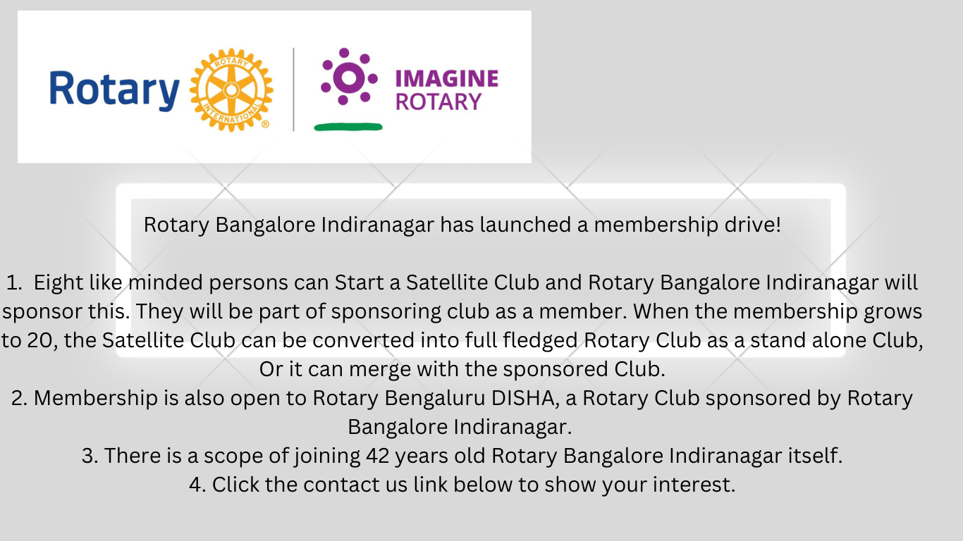 Rotary Bangalore Indiranagar – Rotary Bangalore Indiranagar